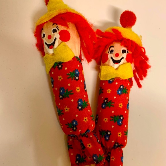 Vintage | Toys | Vintage Childrens Clown Jump Rope Cloth | Poshmark